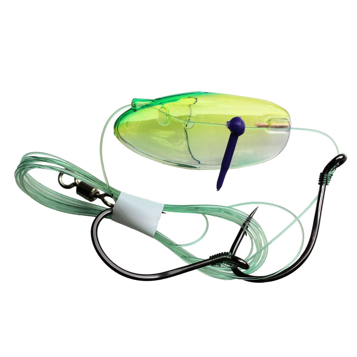 Krippled Anchovy Barbed Tandem, #214-Lemon/Lime on U.V. – Krippled ...