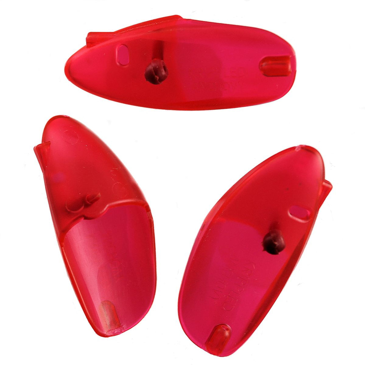 Krippled Anchovy Unrigged 3-pack, Red – Krippled Fishing Lures, USA