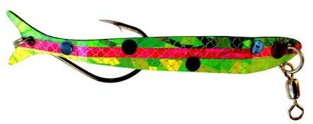 Krippled KC Needle fish Spoon, Watermelon – Krippled Fishing Lures, USA