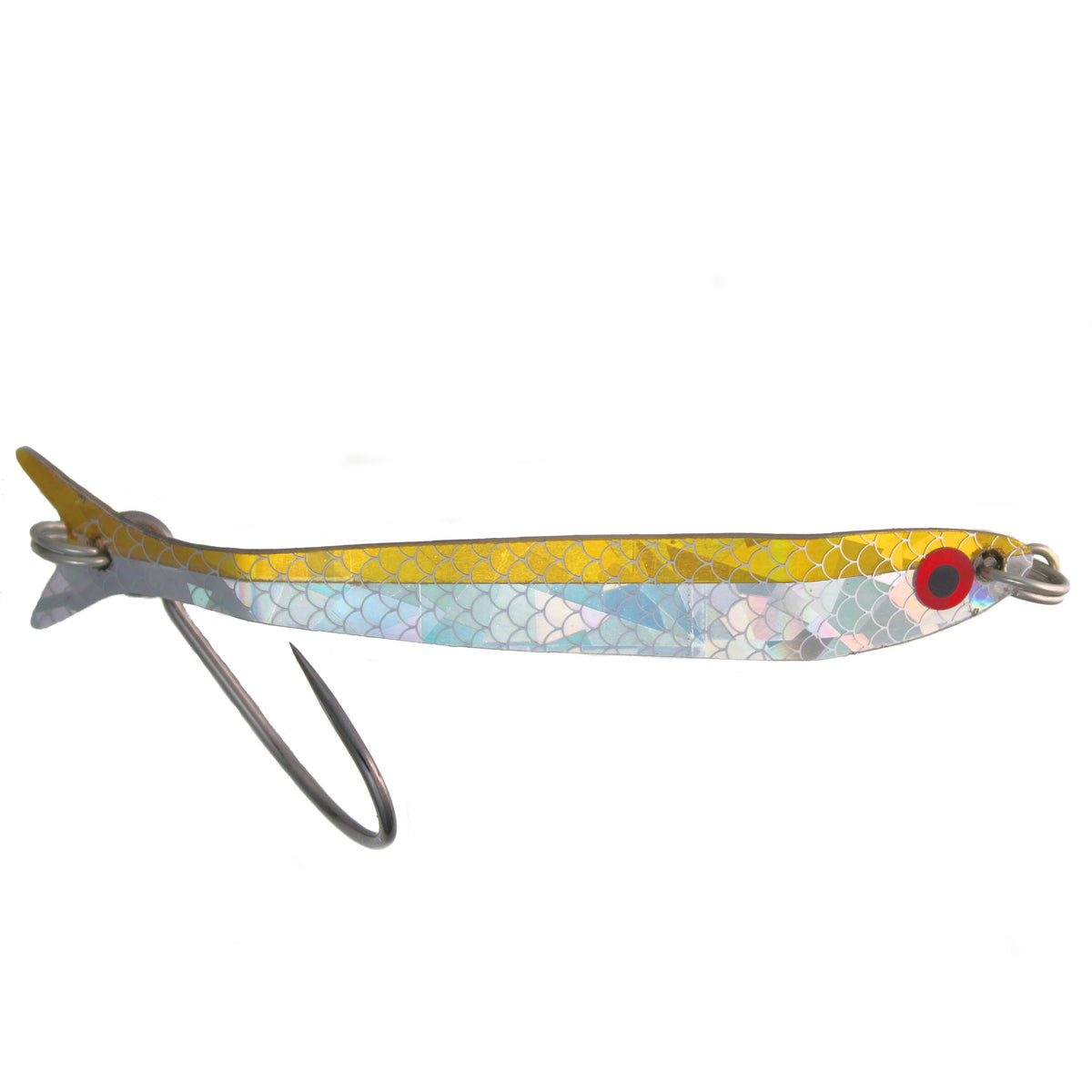 Krippled KC Needle fish Spoon, Barbed Bling – Krippled Fishing Lures, USA