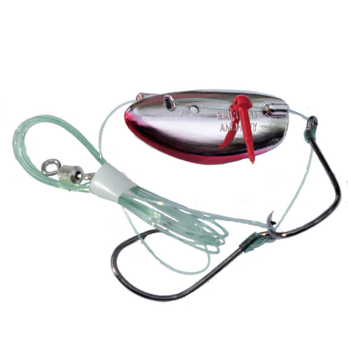 Krippled Anchovy Barbed Tandem #319- Bloody Nose on Krome – Krippled ...