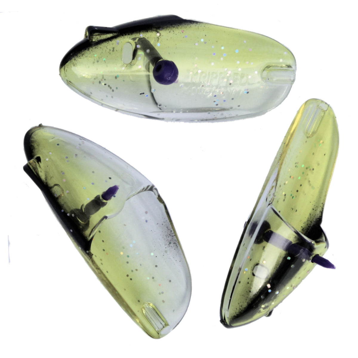 Krippled Anchovy Unrigged 3-pack, #226-Peters Choice on U.V. – Krippled ...
