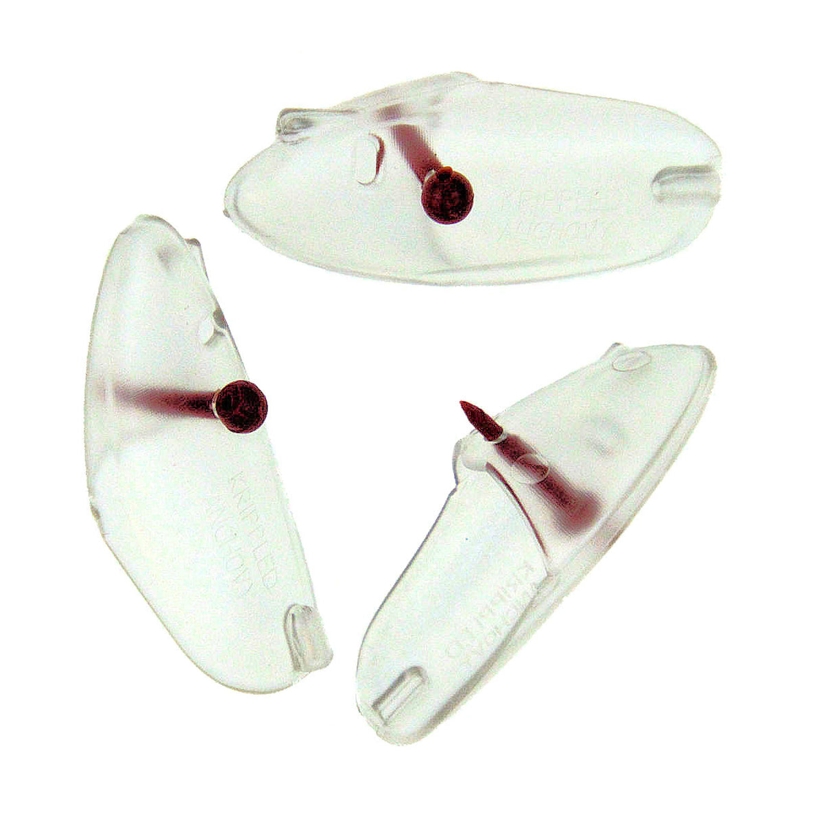Krippled Anchovy Unrigged 3-pack, Clear – Krippled Fishing Lures, USA