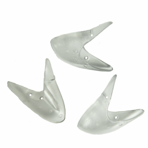 Krippled Herring #2 Clear, Unrigged – Krippled Fishing Lures, USA