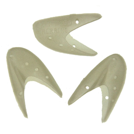 Krippled Herring #1 Unrigged 3-pack, Glow – Krippled Fishing Lures, USA